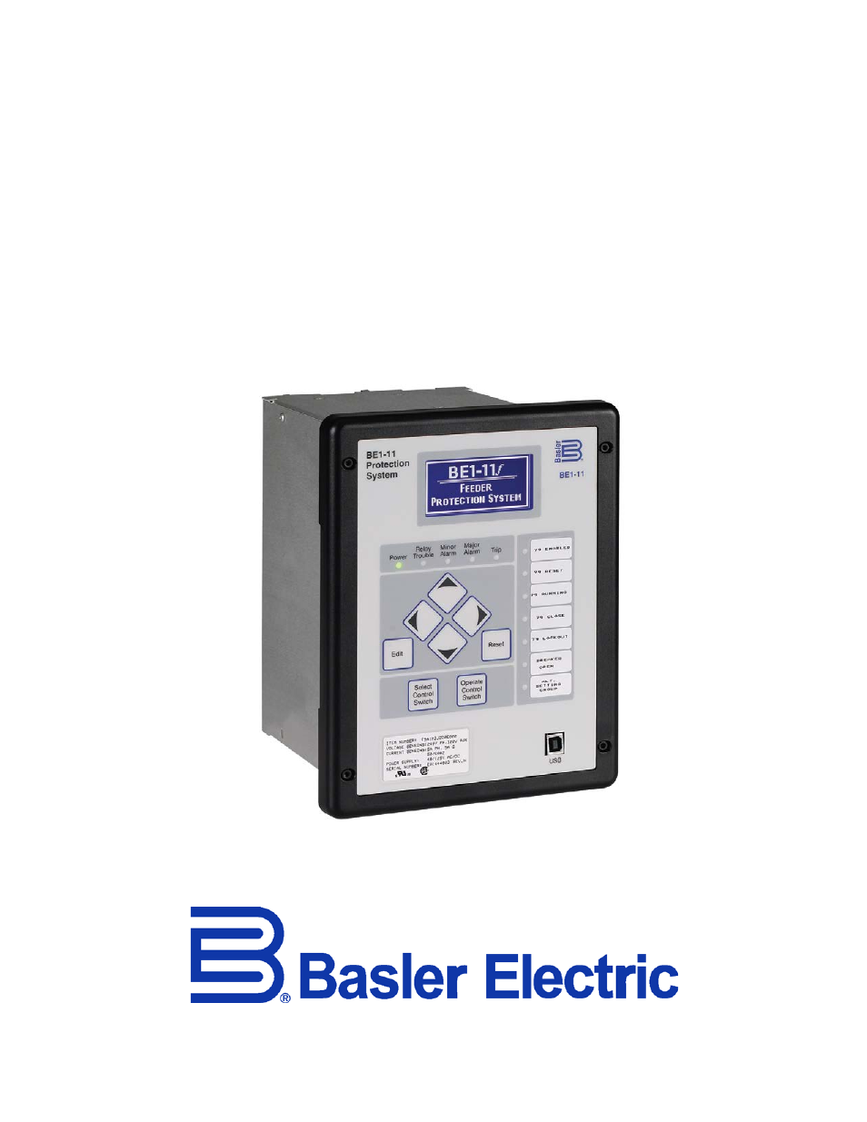 Инструкция по эксплуатации Basler Electric BE1-11 Quick Start | 26 страниц