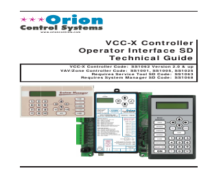 Orion System VCB-X Controller - инструкции