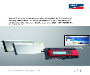 SMA SUNNY WEBBOX - инструкции